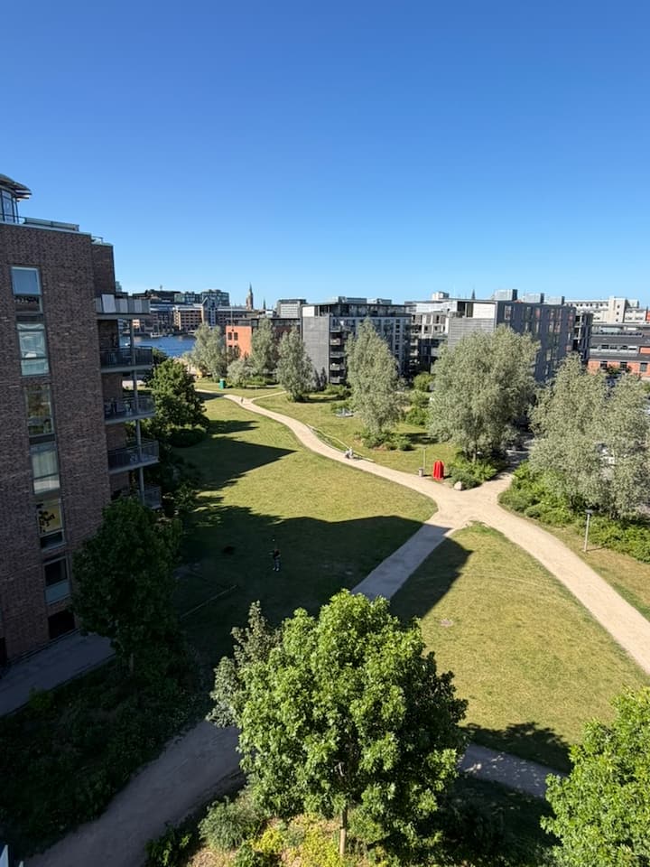Unik Penthouse Mellem Havnefront Og Natur - Kopenhag