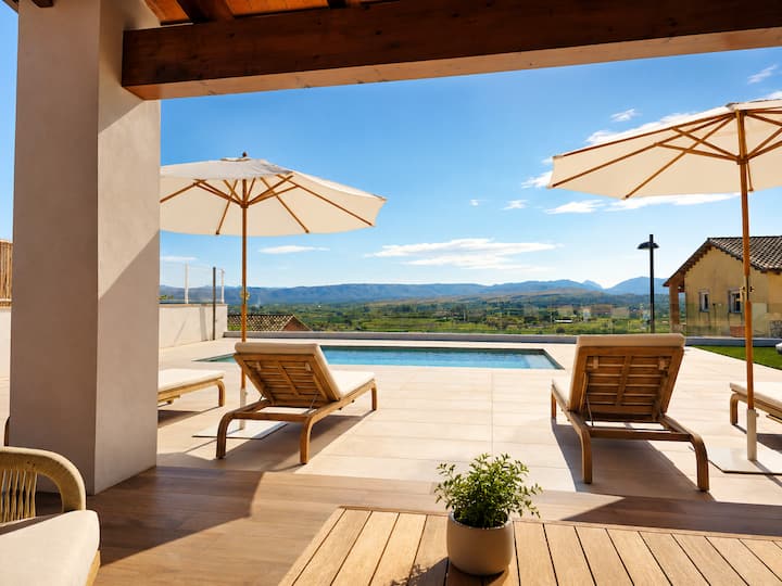 Luxury Solar Villa | Pool & Bbq | 8 Guests - Spain