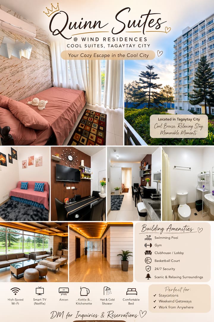 Quinn Suites @ Wind Residences Cool Suites! - Alfonso