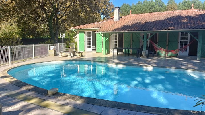 Maison Avec Piscine Privée à 11 Minutes De L Océan - Mézos