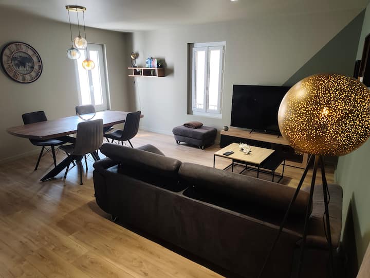 Grand Appartement Cosy Climatisé - Libourne
