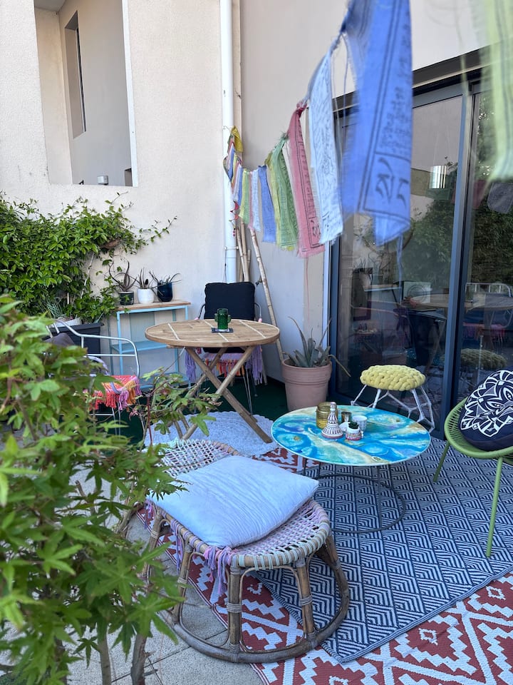 Joli Duplex Avec Terrasse Et Jardin - Lattes