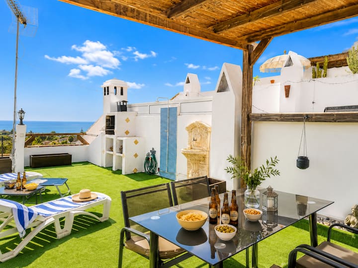 Adosado Balcón Del Mar Punta Lara Con Vistas - Frigiliana