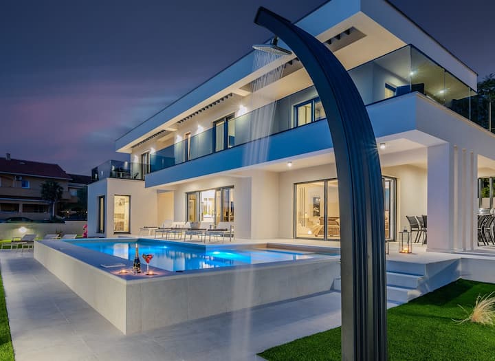 New Villa Orca-premium Villa With Heated Pool - Vir Insel, Kroatien