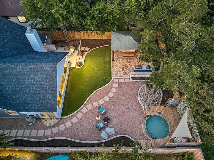 Cedar Park Retreat | Gorgeous Yard+cowboy Pool - Cedar Park, TX