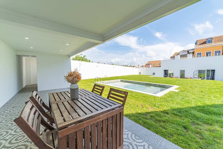 Sunny Alcântara Apartment With Pool & Garden - Lizbon