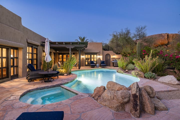 Luxury William Tull Desert Estate With Hidden Room - Cave Creek, AZ
