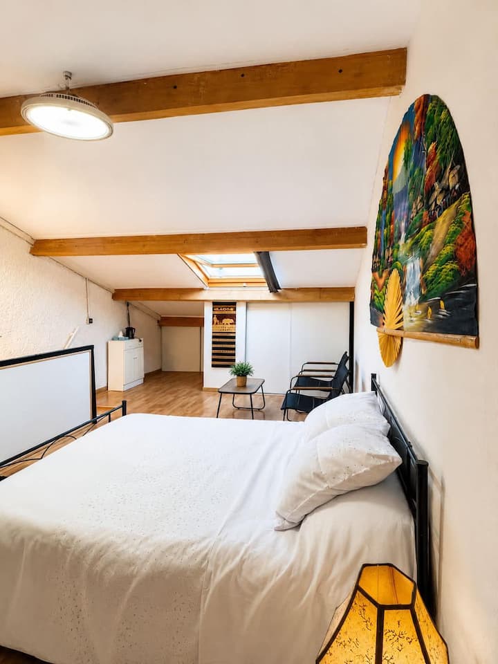Chambre-studio Cosy & Accès Privé - Auterive