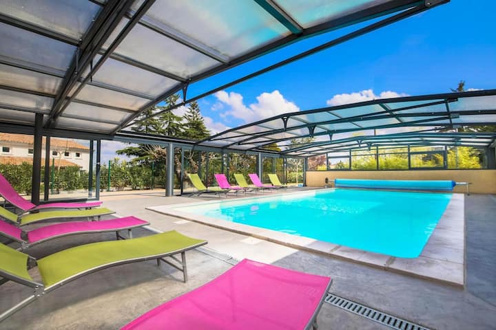 Gîte De La Pierre 10 Pers. & Piscine - Barjac