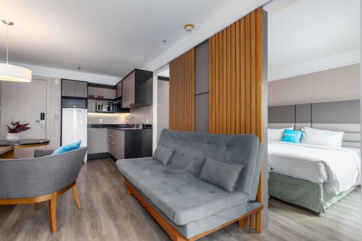 Flat Em Botafogo Com Cozinha Compacta - Glória