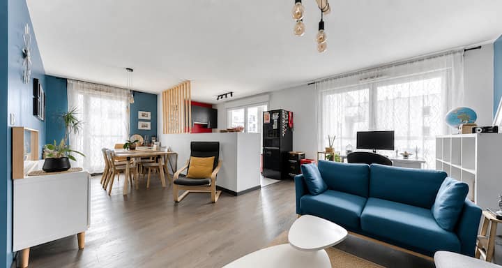 Grand T3 Moderne Proche Lyon & La Soie - Beynost