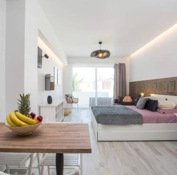Modern Studio With Garden Close To The Beach - Faliraki