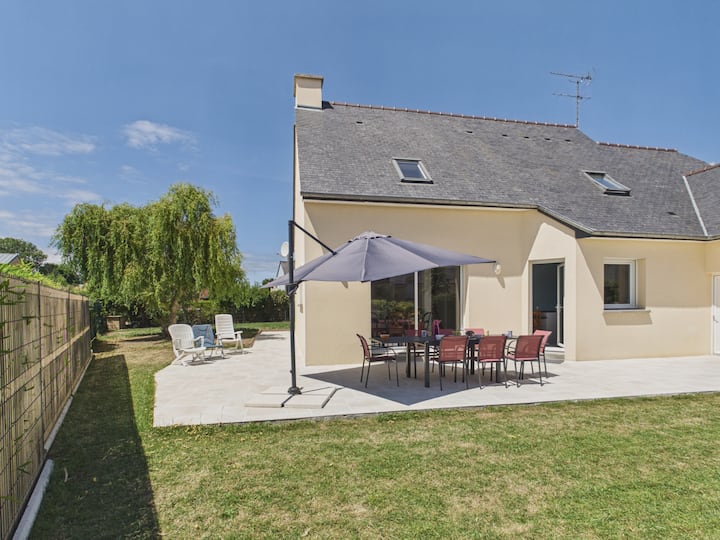 Maison Tout Confort 8 Pers, Jardin & Bbq - Pleurtuit