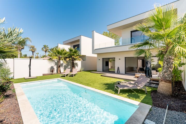 Villa Camarines Neuve Piscine Plage à Pied - Agde