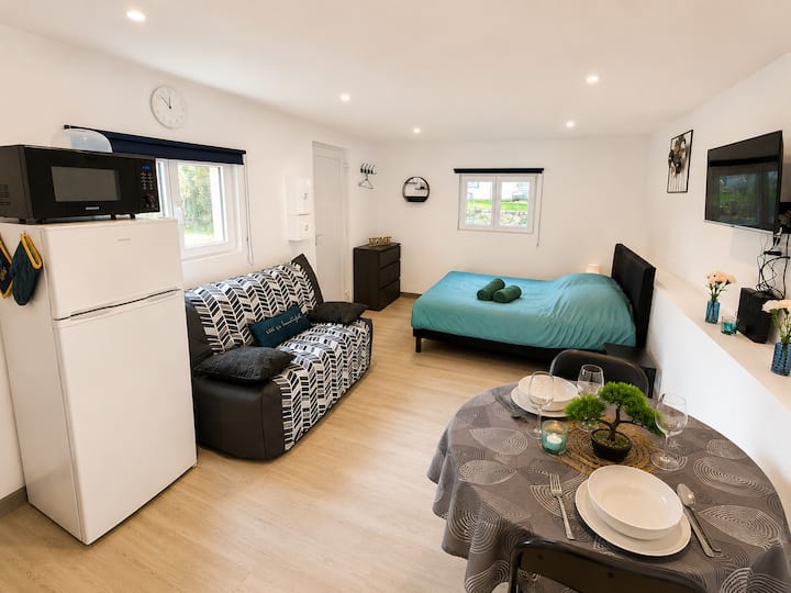 Studio Cosy à Bayeux Jardin & Parking Gare - Bayeux
