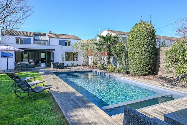 Maison Pour 11 Pers Avec Piscine à La Rochelle - La Rochelle
