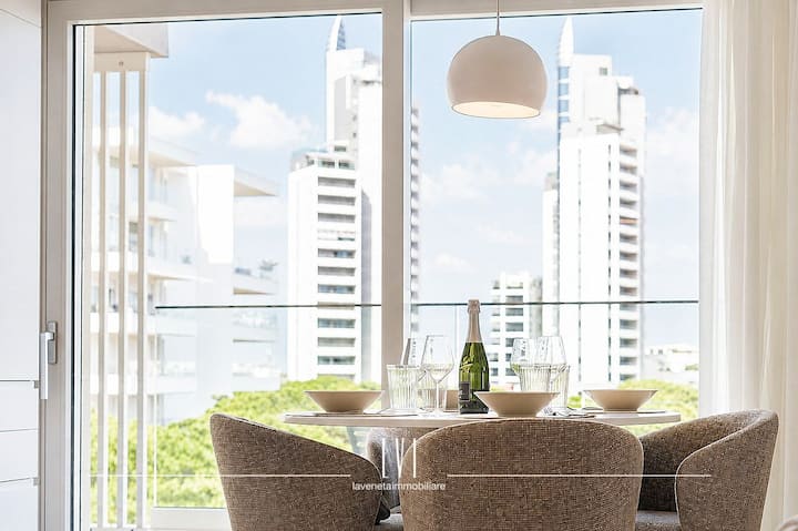 Be White New Apartment With Private Beach Place - Jesolo
