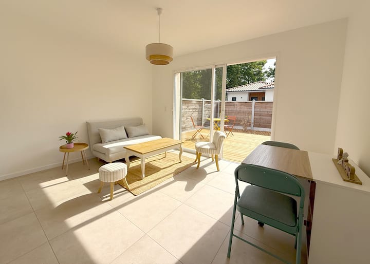Maison 2 Pièces Cosy Avec Terrasse Privative - Audenge