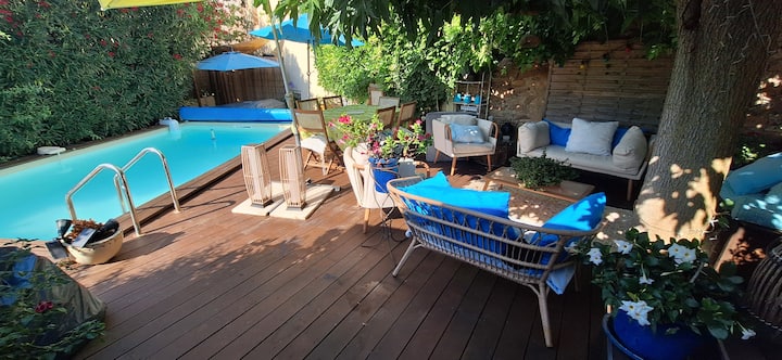 Plages 10 Km, La Brice Marine Piscine Et Jacuzzi. - Costa Azul