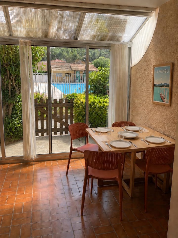 Studio 190 - Piscine, Mer, Pétanque, Cigales - Leucate