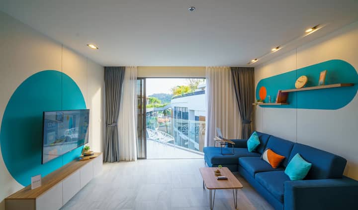 3 Bedroom W Balcony & Washer @ Homa Phuket Town - 普吉府
