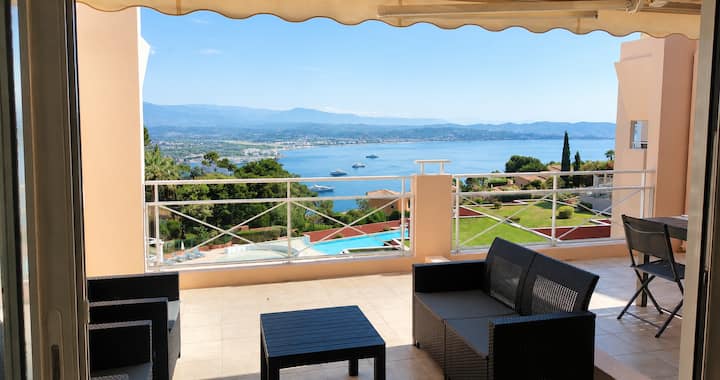 Vue Mer, Piscine Et Grande Terrasse ! - Théoule-sur-Mer