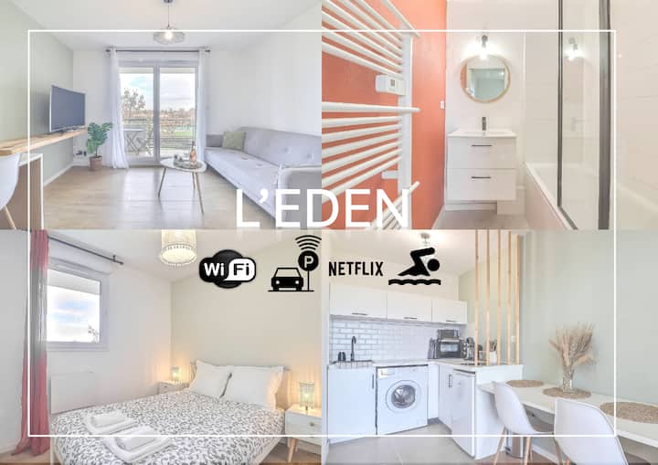 T3 Avec Piscine, Parking, Balcon L'eden - 아비뇽