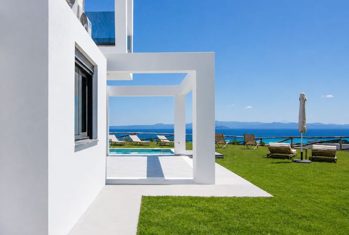 Olea Pearl Villa With Private Pool |Sunrise Villas - Penisola Calcidica