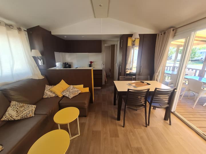 Grand Mobil Home Farniente Pour 6 Personnes - Argelès-sur-Mer