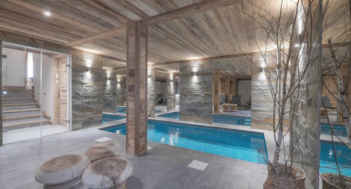 Chalet D'exception Avec Piscine A/c 10p - Megève - Megève