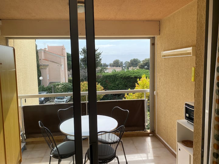 Appartement Aperçu Mer Bandol 1er éTage 4couchages - Bandol