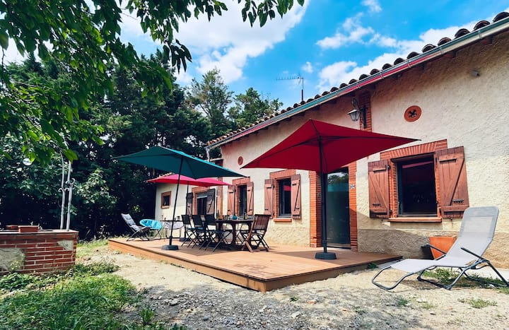 Gîte Le Marsal ~ 14 Pers ~ Jardin ~ Climatisation - Muret