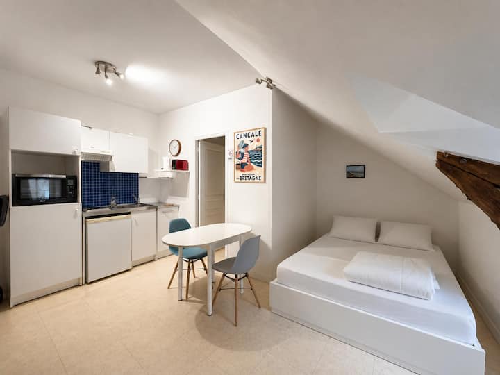Studio 2 Pers Vue Jardin - Port De La Houle - Cancale