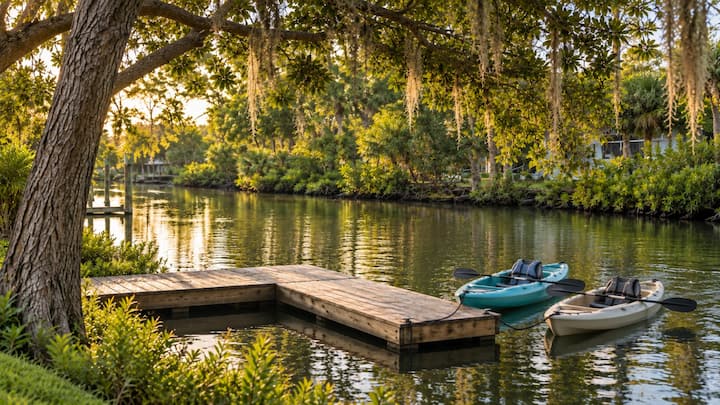 Luxury Gulf Access Retreat | Gym | Crystal River - Crystal River, FL