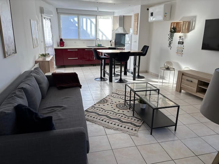 Appartement Cosy Avec Terrasse à 20 Min Des Plages - Ploufragan