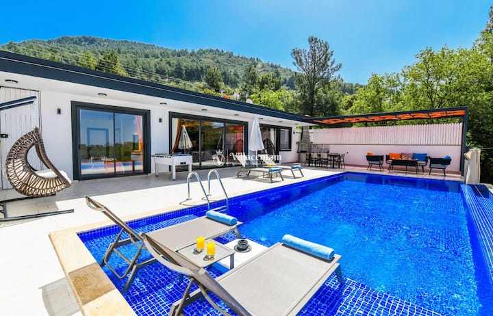 Villa çAkmak 2+1 Kalkanda Lüks Tatil Villası - Калкан