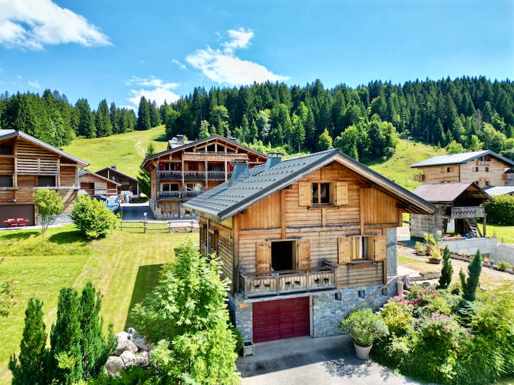 Chalet Caprice De L'arbalou Rénové & Vue Montagnes - Les Gets