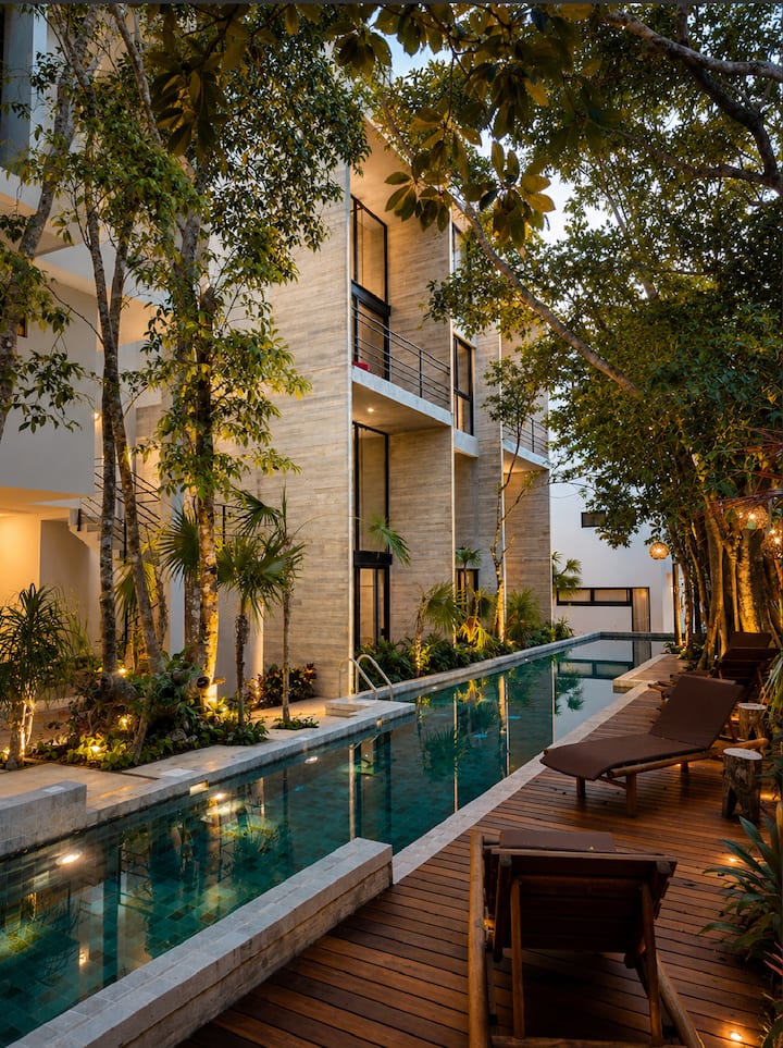 Luxe Jungle Retreat/private Pool/near Beach - Akumal
