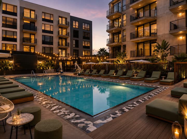 Modern Studio With Pool, Jacuzzi & Free Parking! - Los Ángeles, CA