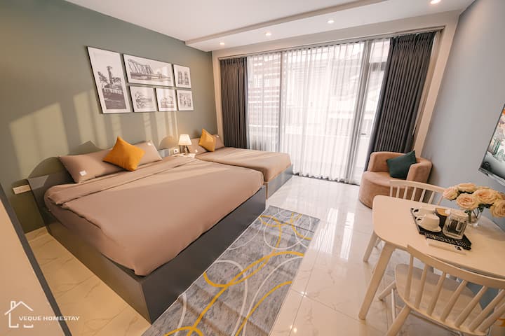 Family Studio/balcony/ Lift/kitchen/netflix/ws-dr5 - Vietnam