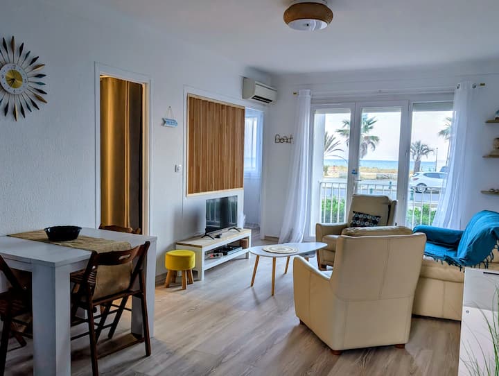 Appartement 20m De La Plage, Vue Mer 60m2 Pour 6p - Saint-Cyprien