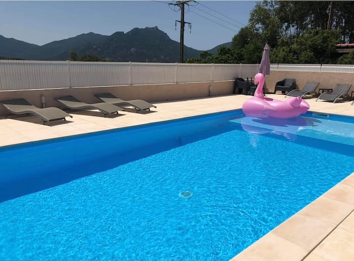 T2 Rez De Villa Pour 2/4 Personnes - Propriano