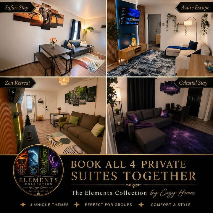 Elements Collection | 4 Private Suites For Groups - Belton, SC