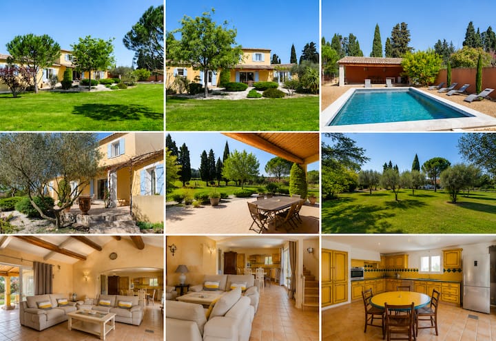 Villa Provençale Piscine Parc Arboré - Saint-Rémy-de-Provence