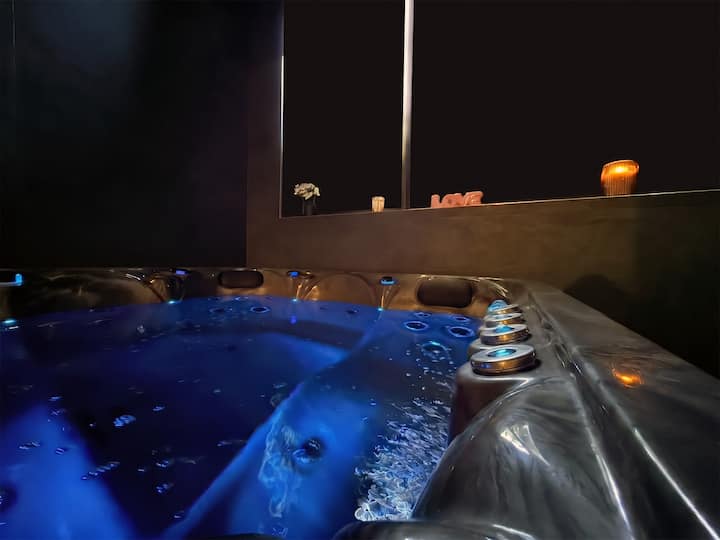 Black Diamond Balcon, Jacuzzi Privé - Wasquehal