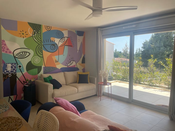 Lolivier Bleu - Appartement Avec Piscine à Opio - Tourrettes-sur-Loup