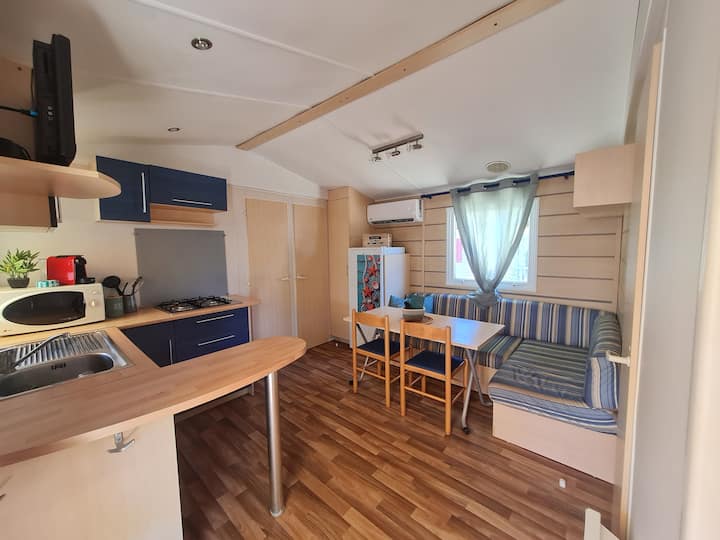 Mobil Home Family Climatisé Pour 5 Personnes - Argelès-sur-Mer