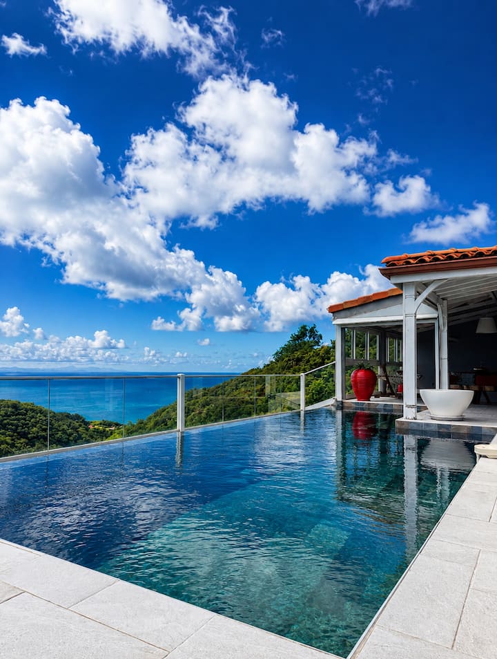 Eden - Villa De Prestige Avec Vue Mer Panoramique - Martinique