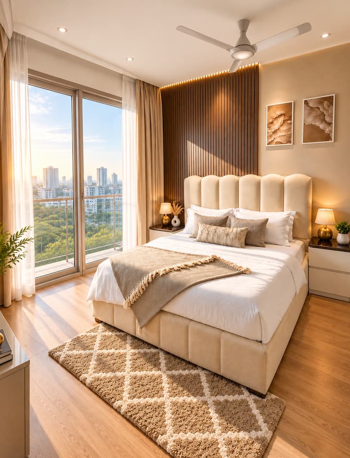 Skyhigh Luxury 1bhk| Infinity Pool Private Balcony - Gurugram