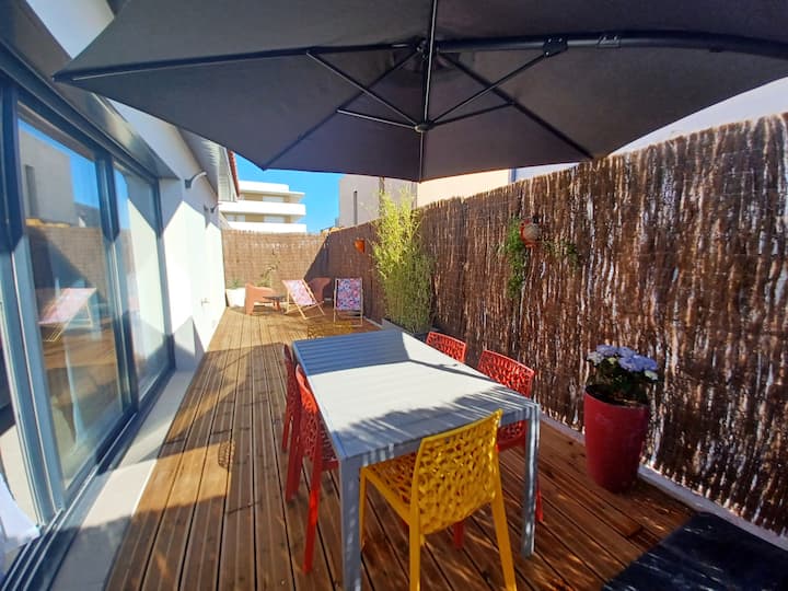 Maison Neuve Avec Terrasse à 5 Minutes Des Plages - Perpignan